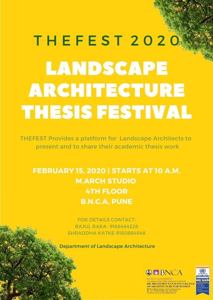 Masters of Landscape Architecture – Dr. Bhanuben Nanavati College of ...